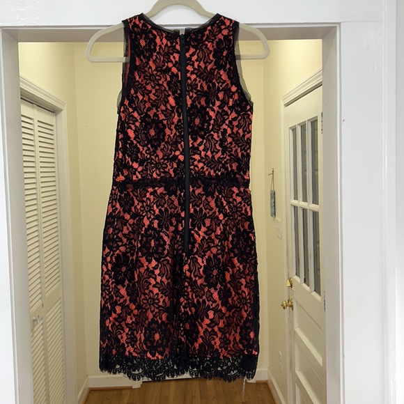 Milly | Dresses | Milly Lace Overlay Short Dress | Poshmark